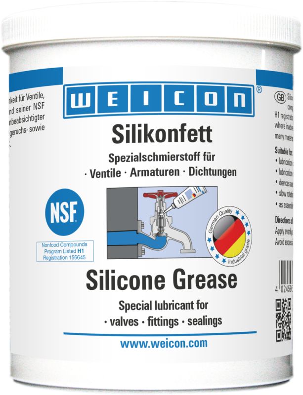 Silicone Grease 450 g | Lubricant | WEICON